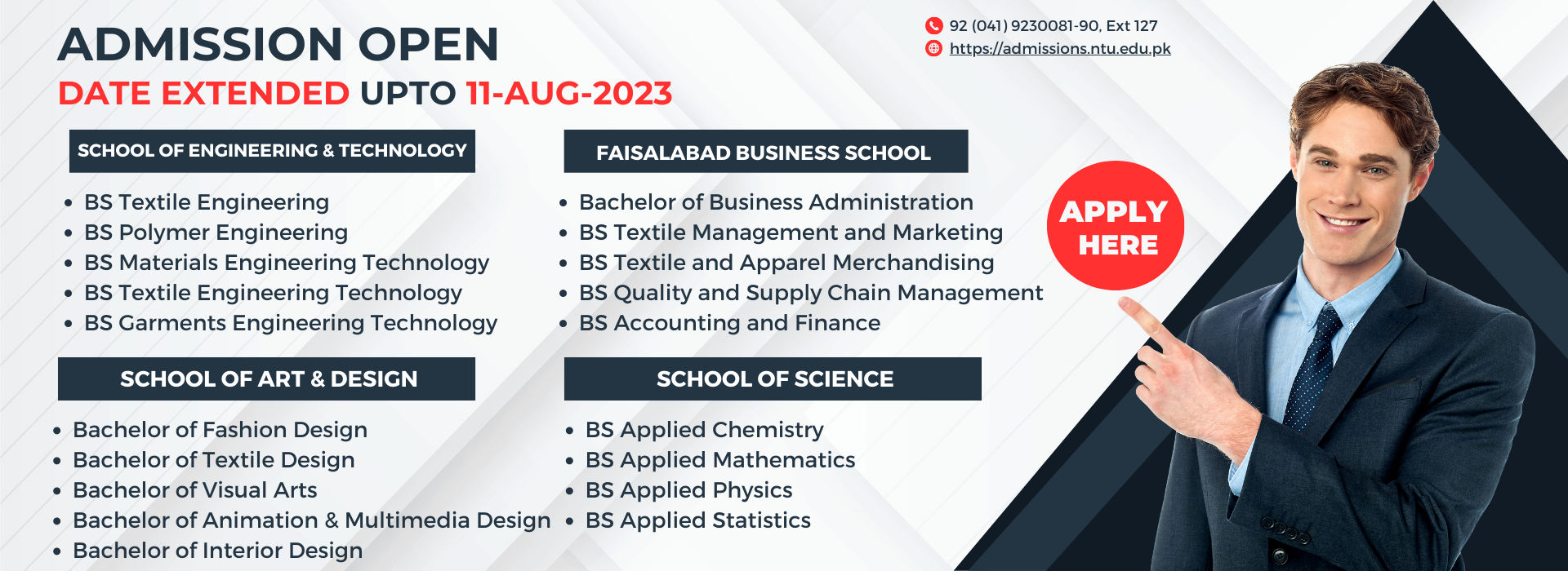 National Textile University Faisalabad | NTU